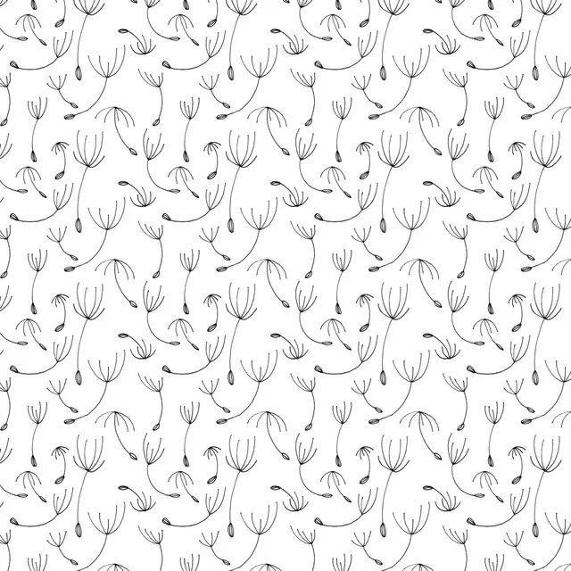 Raffrollo Pusteblume von Julia Reyelt - textilwerk.com